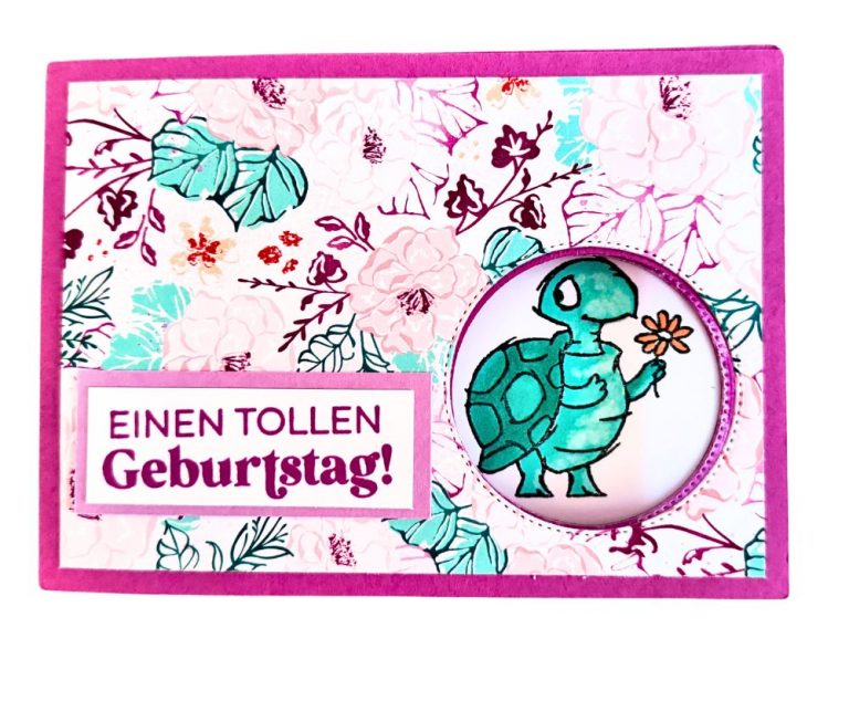 Die Magie der Peek-a-boo Karte basteln mit Überraschungseffekt ...